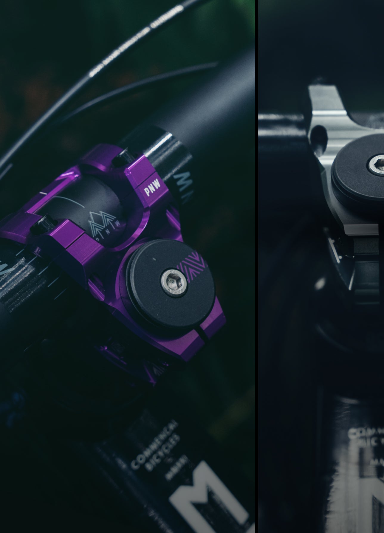 PNW Components dropper posts, handlebars, stems and bike accessories